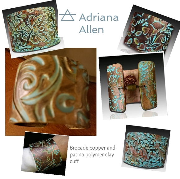 Adriana Allen | Jewelry | Adriana Allen Copperpatina Polymer Clay ...